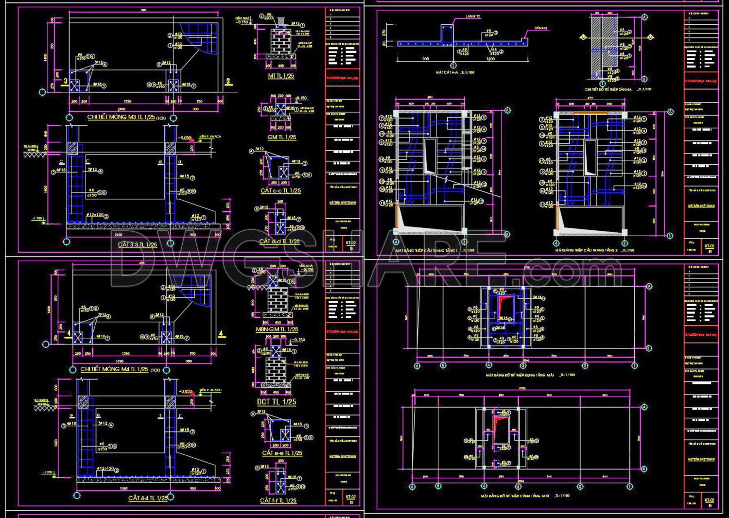 279. Structural Drawings Of 3-Story House A Complete Project 5m x 18.5m ...