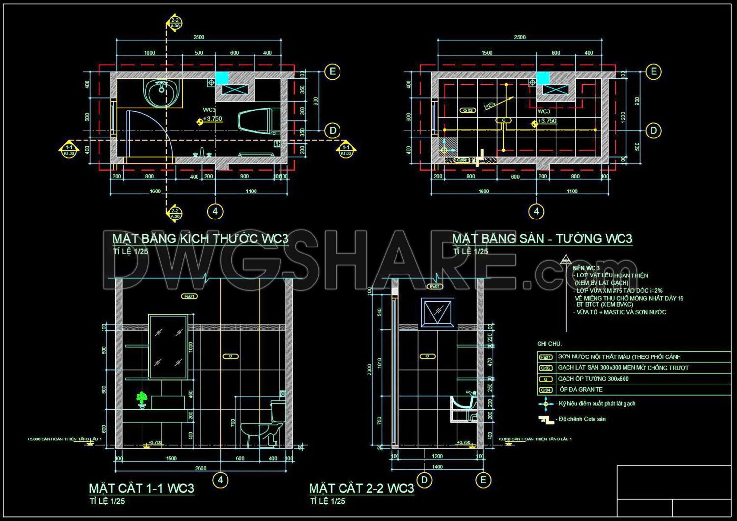 289. Free download of CAD technical drawings for the construction of ...