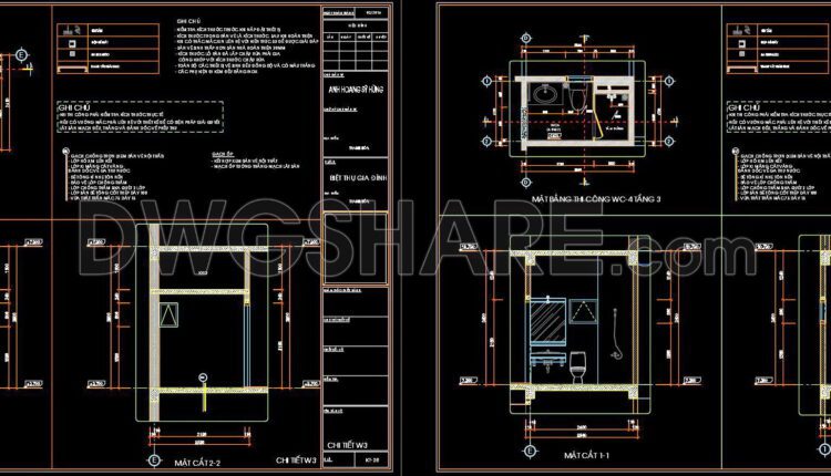 290. Free download of CAD technical drawings for the construction of ...