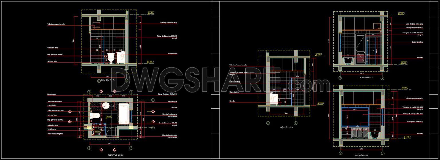 298. Free download of CAD technical drawings for the construction of ...