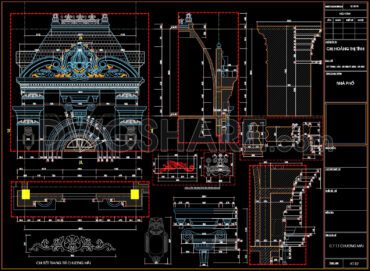 361. Free download of CAD drawings of European classical architectural ...