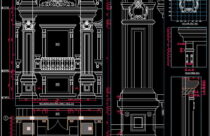 Carved Frames Cad Blocks Free Download