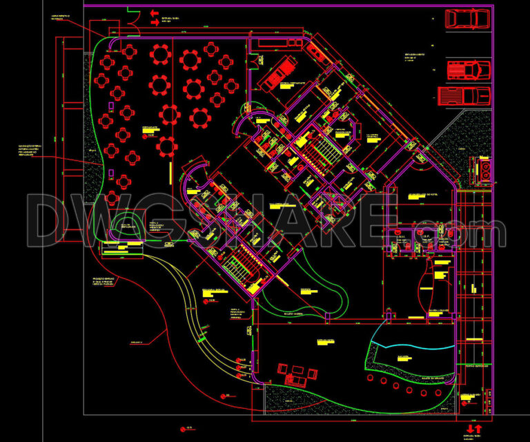 37. Download CAD Floor Plan Drawings of the Functional Layout for a ...