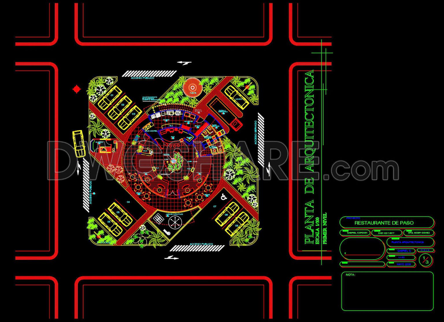 39. Download CAD Floor Plan Drawing of the Functional Layout for a ...