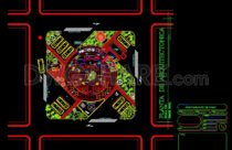 Laboratory Building Block Design Plan AutoCAD File DWG