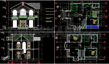 283. Free download the luxurious Italian Minotti sofa CAD block library