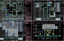 82.Autocad Drawings Of Compound Wall Layout And Details For Download
