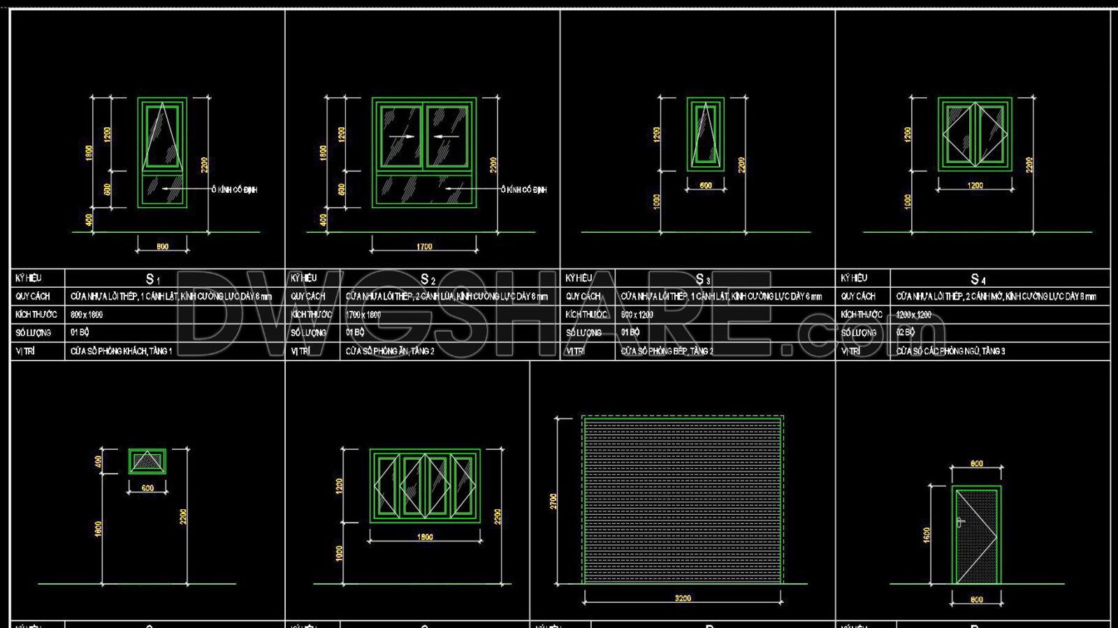 461. Download CAD Design Drawings for a 4-Story House with Dimensions 4 ...