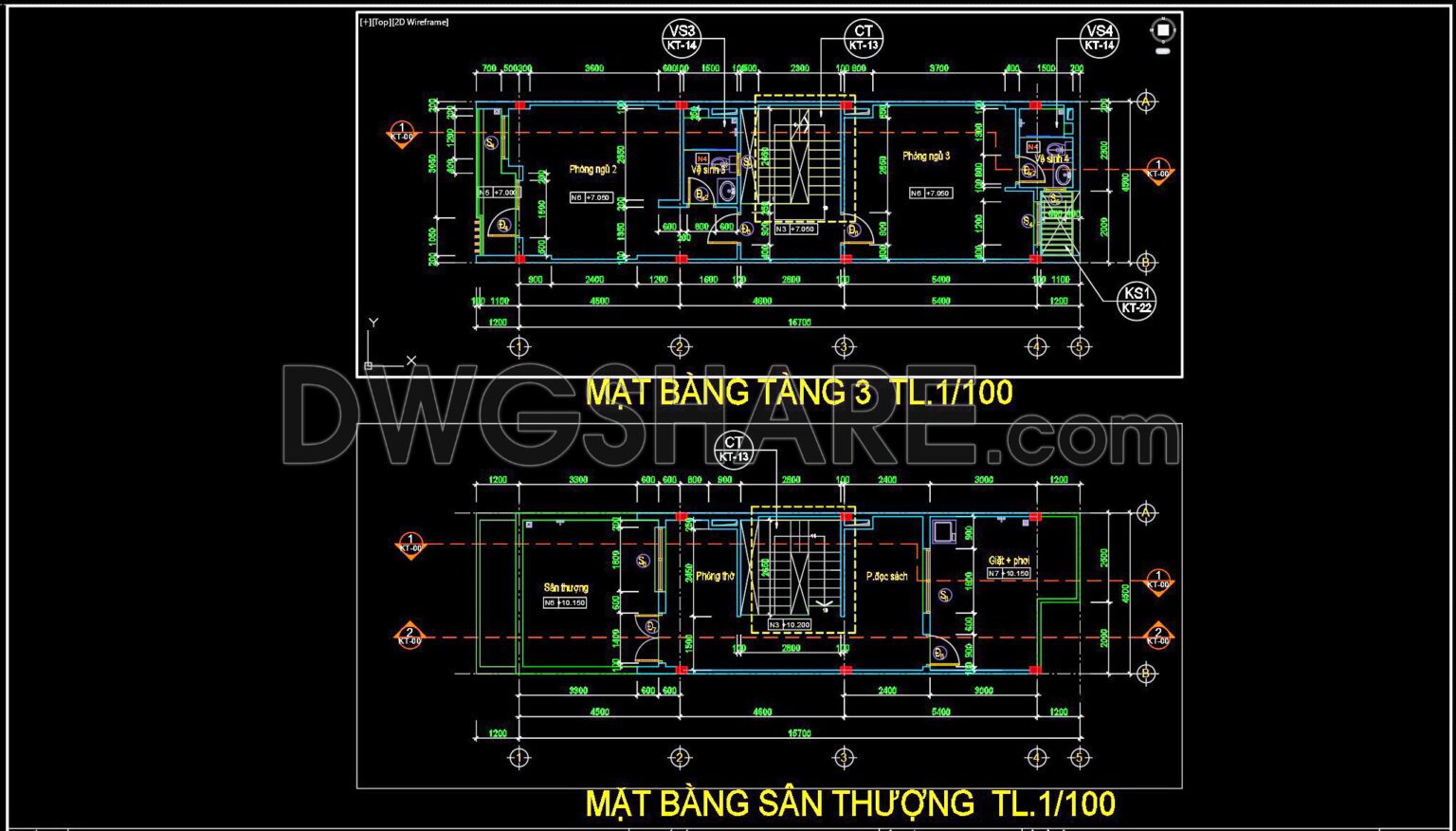 461. Download CAD Design Drawings for a 4-Story House with Dimensions 4 ...