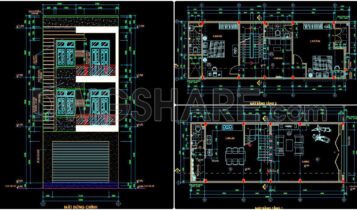79.Autocad Drawings Of Pile Cap Layout and Sections Details For Download