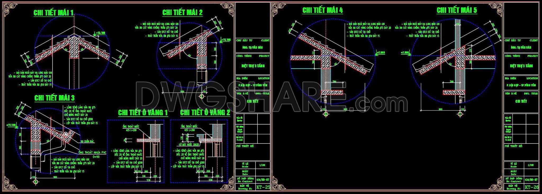 518. Free download of detailed architectural CAD drawings for the house ...