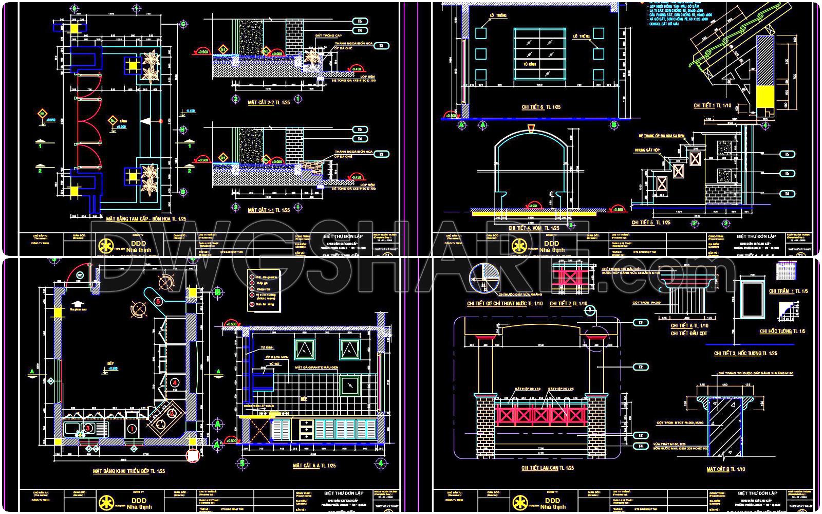 521. Free download of detailed CAD architectural drawings for entryways ...