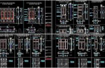 22.A set of trees and shrubs color top view AutoCAD blocks