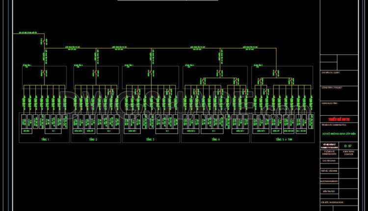 112. Cad Drawings For Detailed Electrical Designs For A 5-story ...