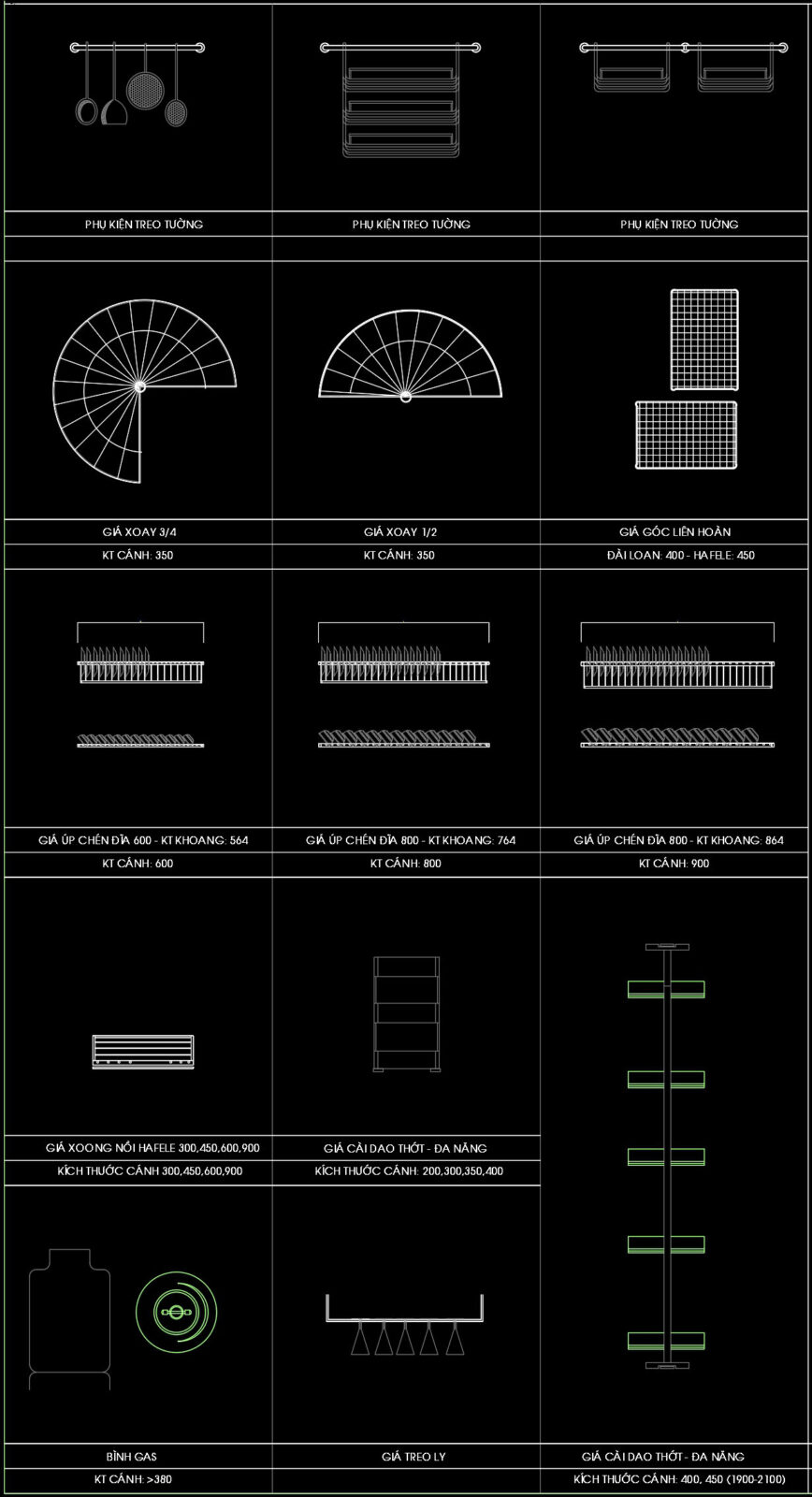 119. Free Kitchen Equipment CAD Blocks