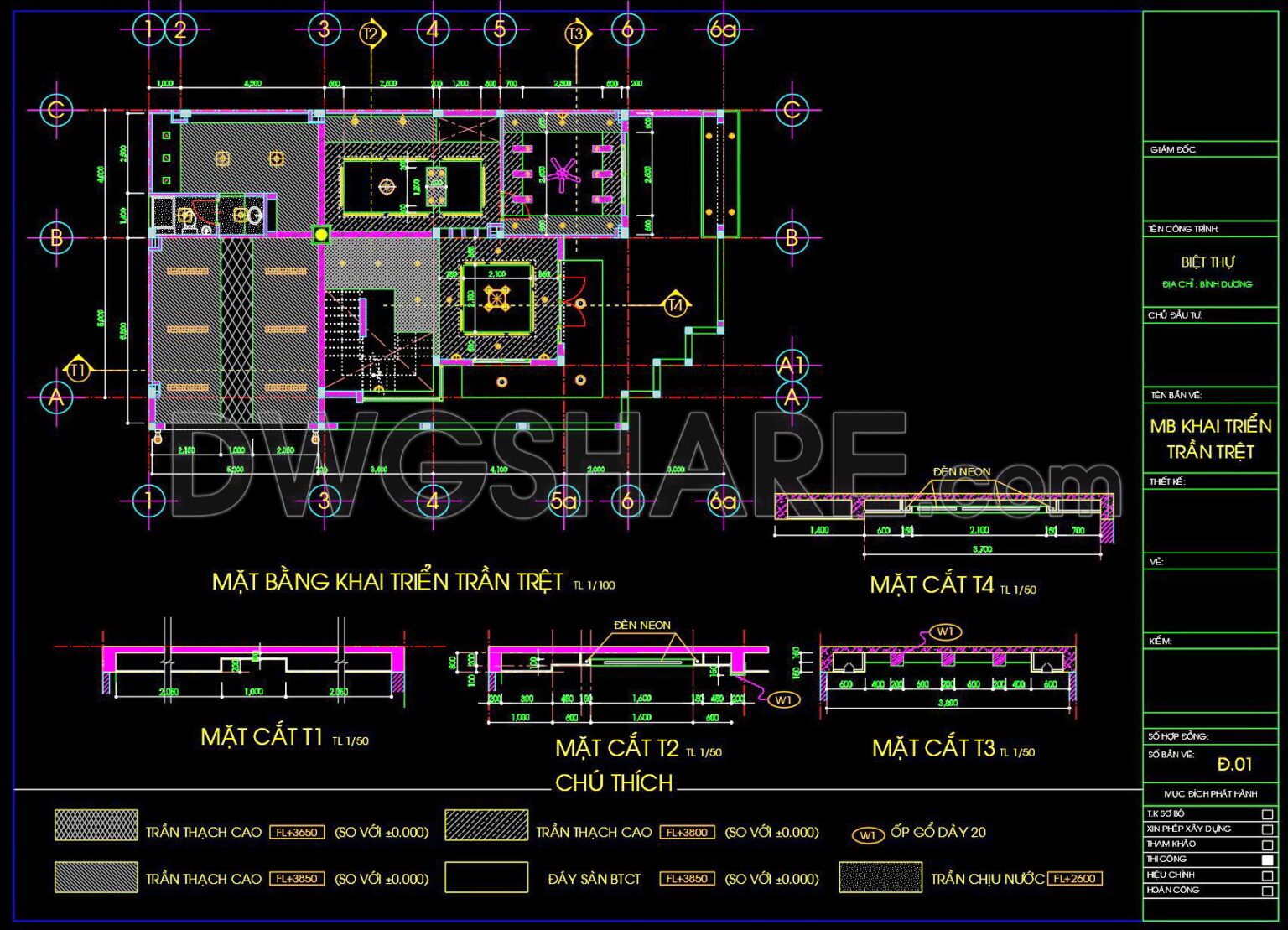 152. Detailed CAD drawings for the ceiling layout design of a 3-story ...