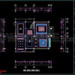 154. Detailed Cad Drawings For The Ceiling Layout Design Of A 3-story ...