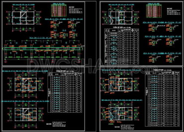 284. Structural Drawings Of 3-Story House A Complete Project 6m x 17m ...
