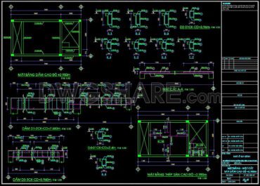 289. Structural Drawings Of 3-Story House A Complete Project 3.9m x 7 ...