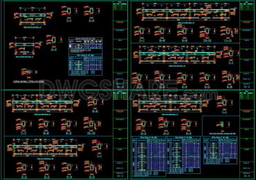 290. Structural Drawings Of 4-Story House A Complete Project 9m x 12.3m ...