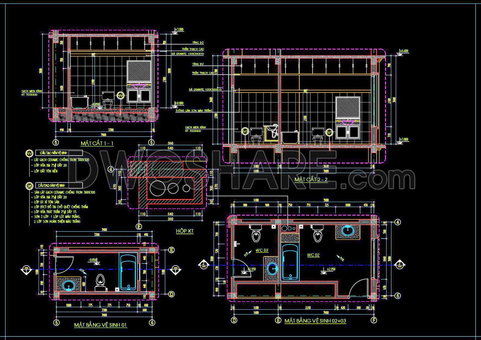 315. Free download of CAD technical drawings for the construction of ...