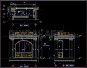 367. Free download of CAD drawings of European classical architectural ...