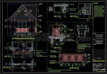 368. Free download of CAD drawings of architectural details