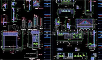 369. Free Download detailed CAD drawings of townhouse stairs