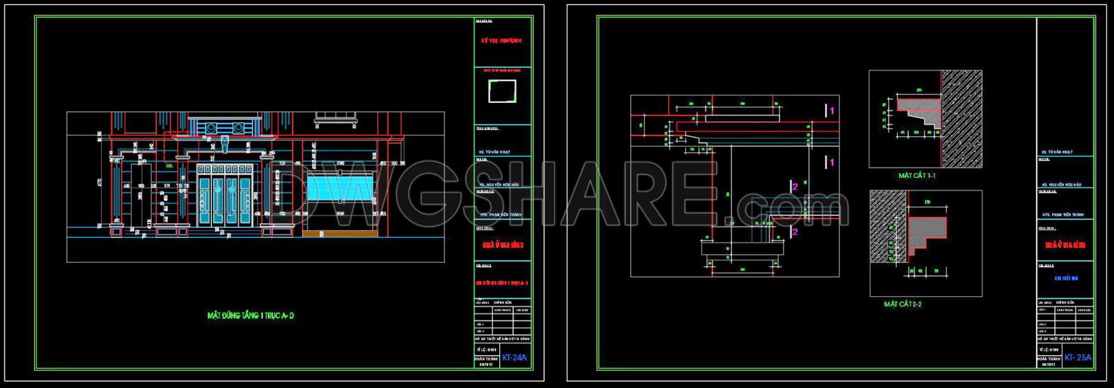 371. Free download of CAD drawings of architectural details