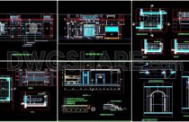 Modern House Plan AutoCAD File Free Download