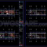 400. Cad Drawings Of The Floor Plan, Elevation, And Cross-sections Of ...