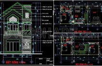 Tourist Resort Plan and Elevation AutoCAD File DWG
