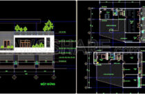 437. Free Download Detailed CAD Drawings for Outdoor Planter and Seating