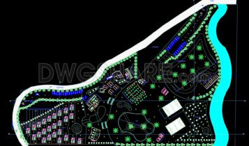 163. Residential Landscape Floor Plan – Free Access to CAD Drawing