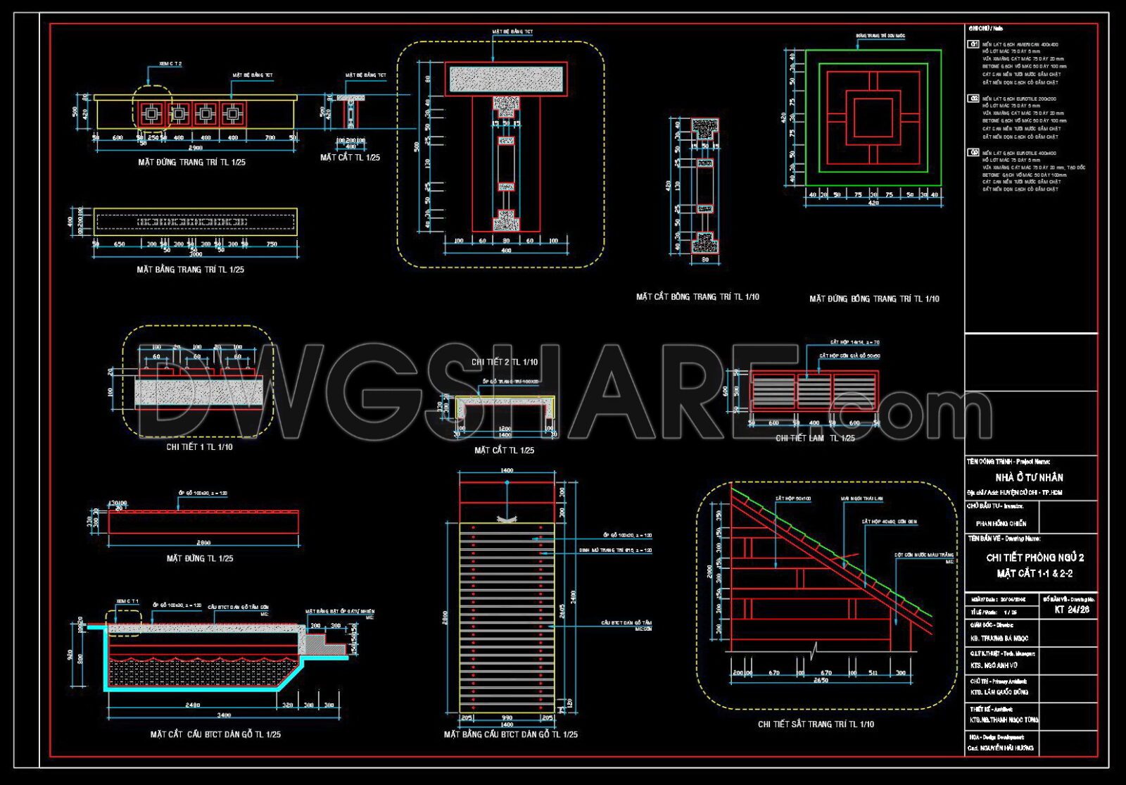 44. Download CAD drawings for interior design of bedroom