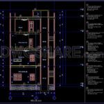 467. Download Cad Design Drawings For A 4-story House With Dimensions ...