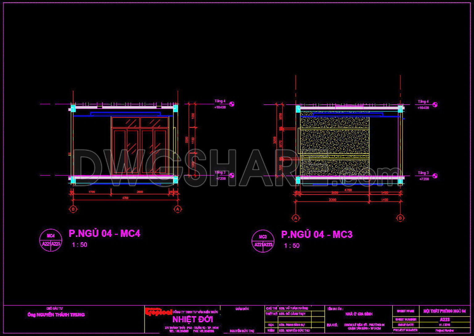 468. Download CAD Design Drawings for a 4-Story House with Dimensions 9 ...
