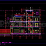 468. Download Cad Design Drawings For A 4-story House With Dimensions 9 ...