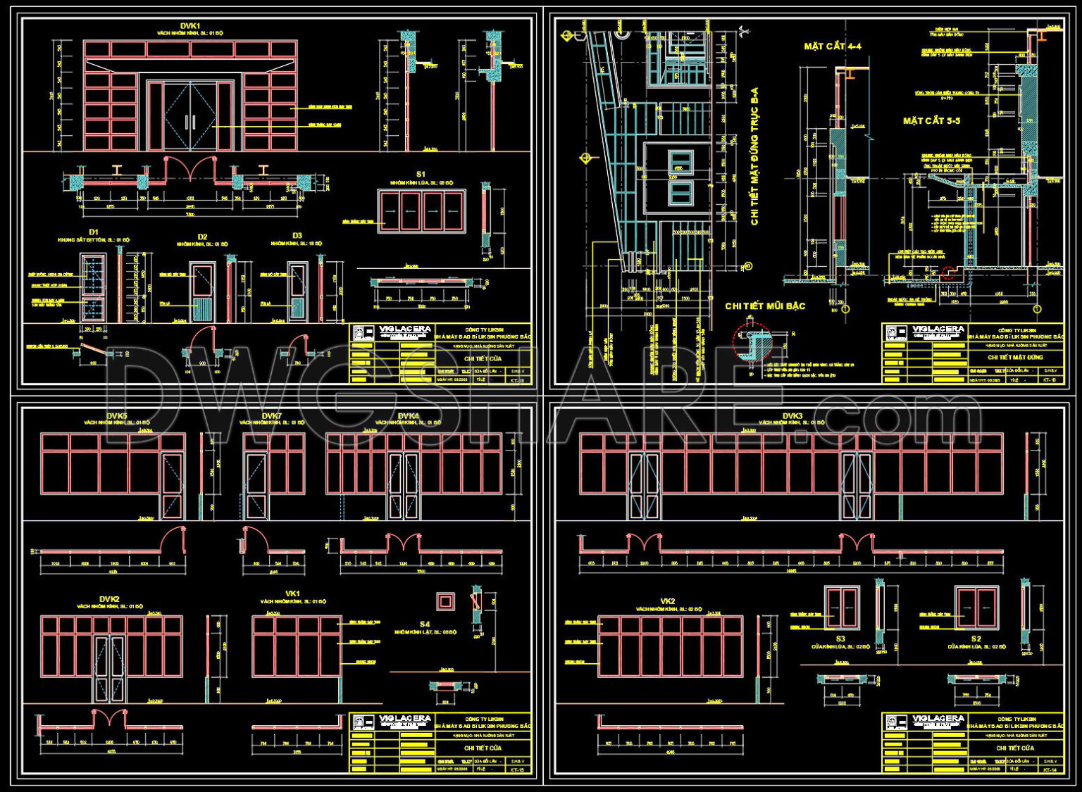 52. Download CAD construction technical drawings for a factory with a ...