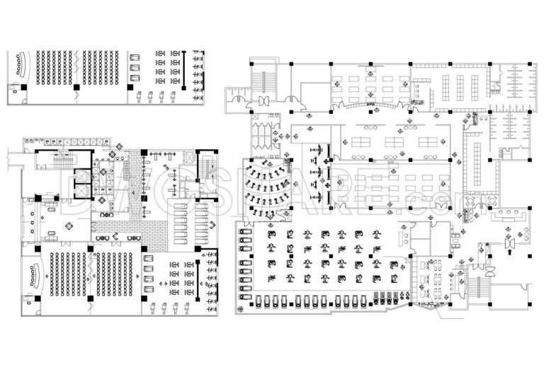 59. Download free upgraded CAD floor plan drawings specifically for the gym