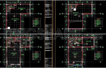 803. Free CAD detailed drawings of natural wooden interior doors