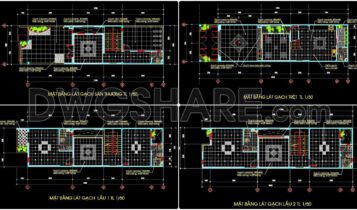 89.Detailed Drawings Of Modular Kitchen In Autocad File