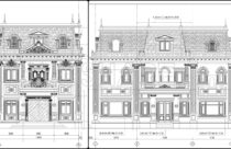 82.Autocad Drawings Of Compound Wall Layout And Details For Download