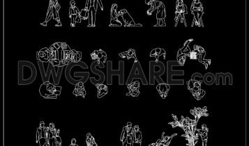 People CAD Blocks Free Download – High-Quality DWG Files
