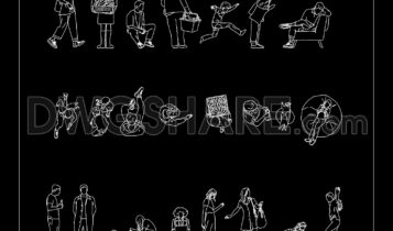 102. CAD blocks of furniture for disabled people