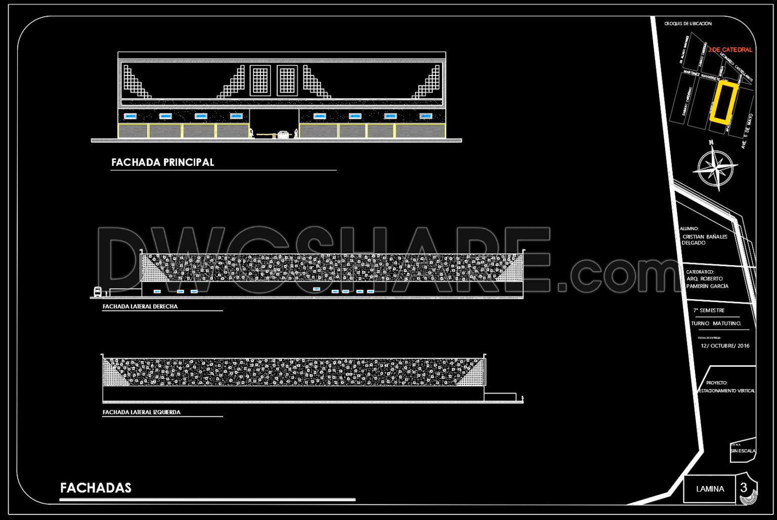 13. Download CAD Drawings for a Vertical Parking Lot Project