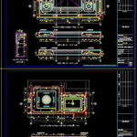 161. Detailed Cad Drawings For The Ceiling Layout Design Of A 3-story ...