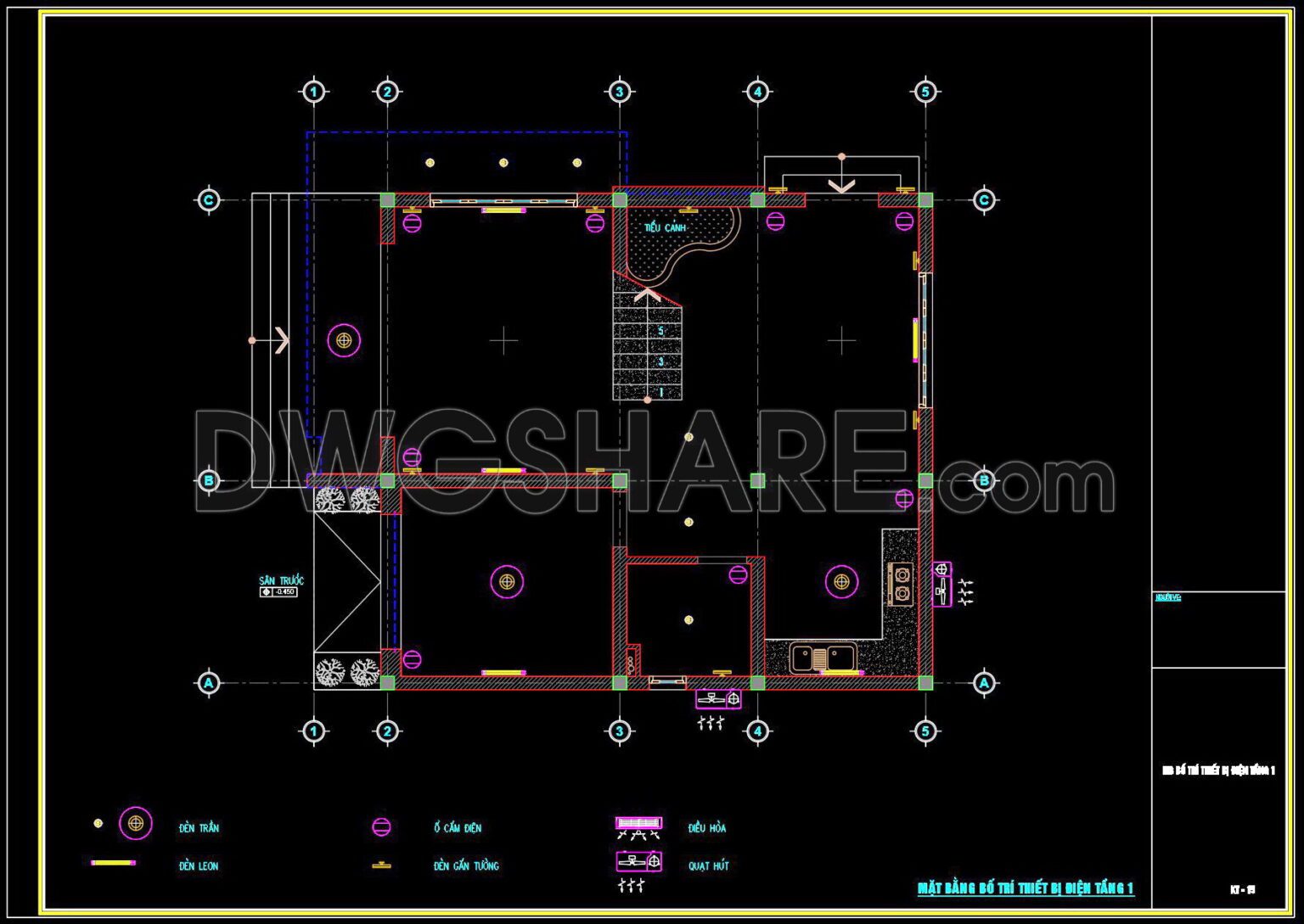 162. Free Download of Residential Electrical Layout CAD Drawings