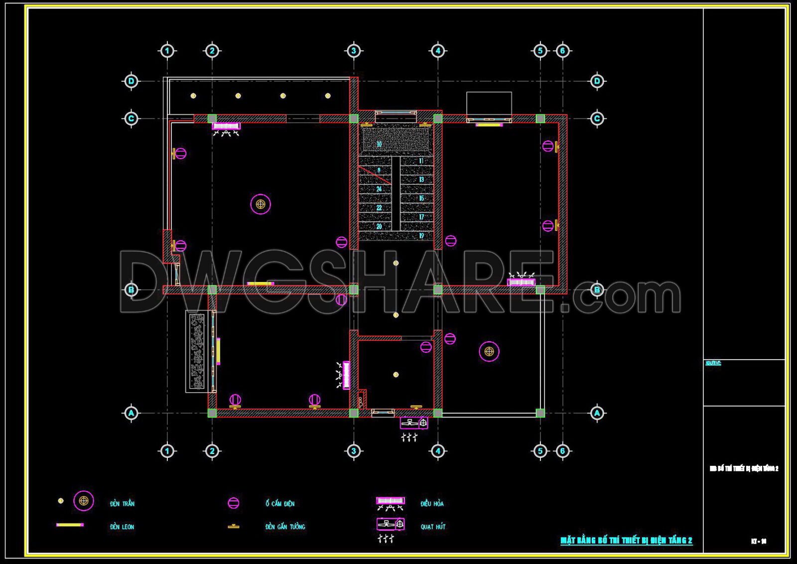 162. Free Download of Residential Electrical Layout CAD Drawings