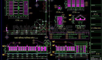 Pharmacy Design Plan and Elevation AutoCAD File DWG